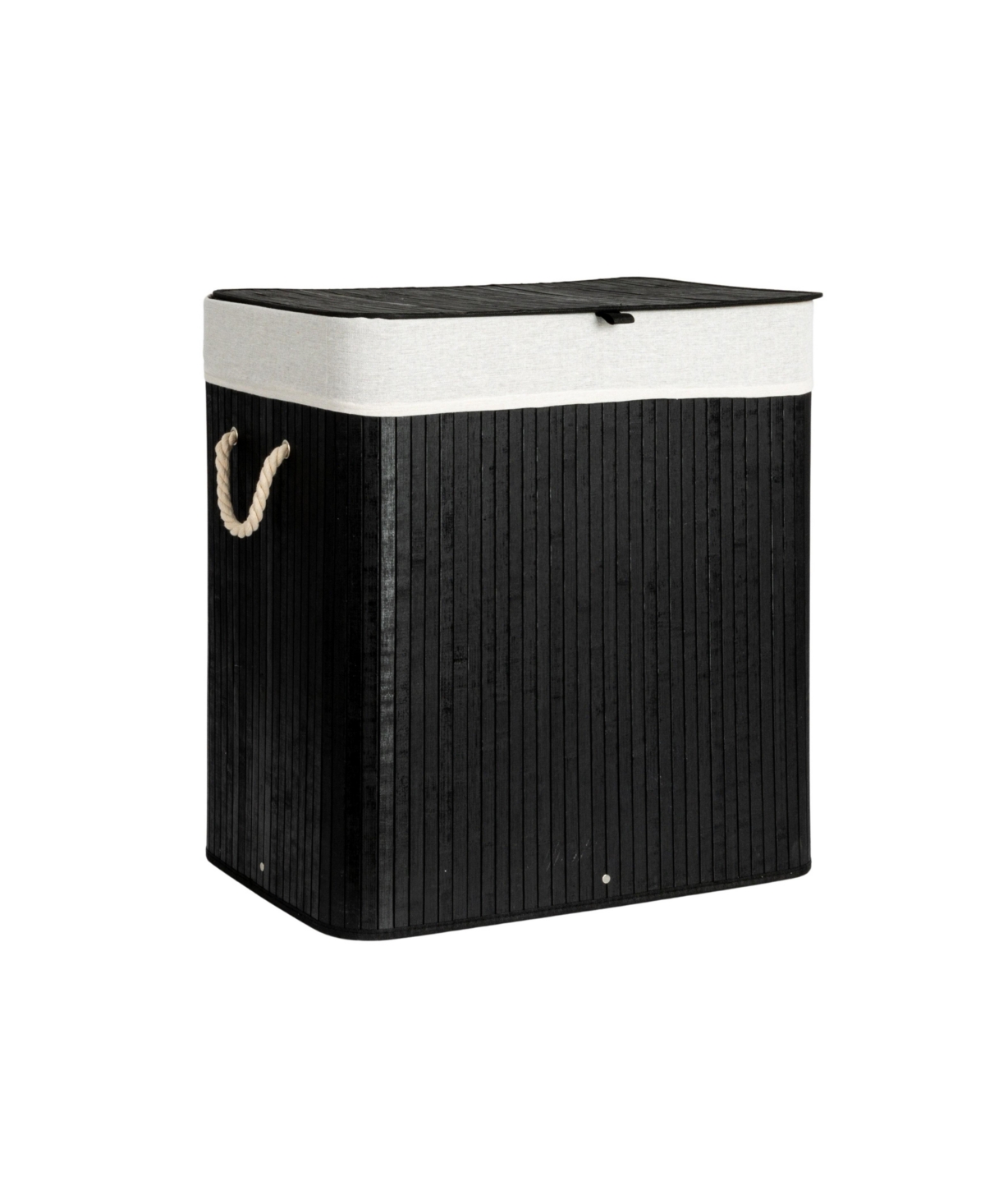 Click here for Household Essentials Bamboo Laundry Hamper with Ro... prices