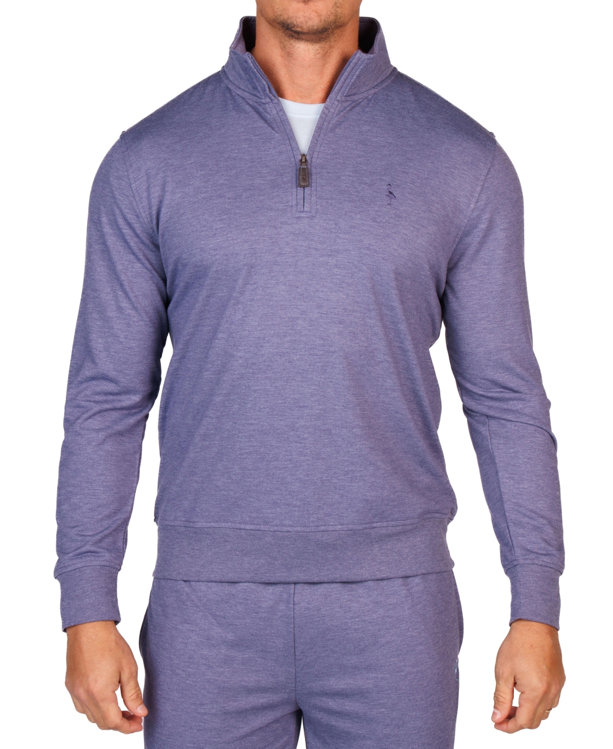 Click here for TailorByrd Mens Fine French Terry Quarter Zip - De... prices
