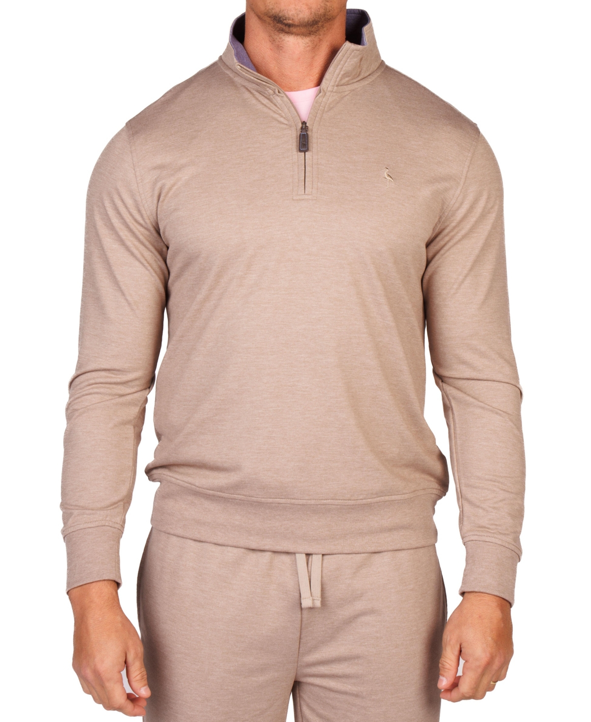 Click here for TailorByrd Mens Fine French Terry Quarter Zip - Oa... prices