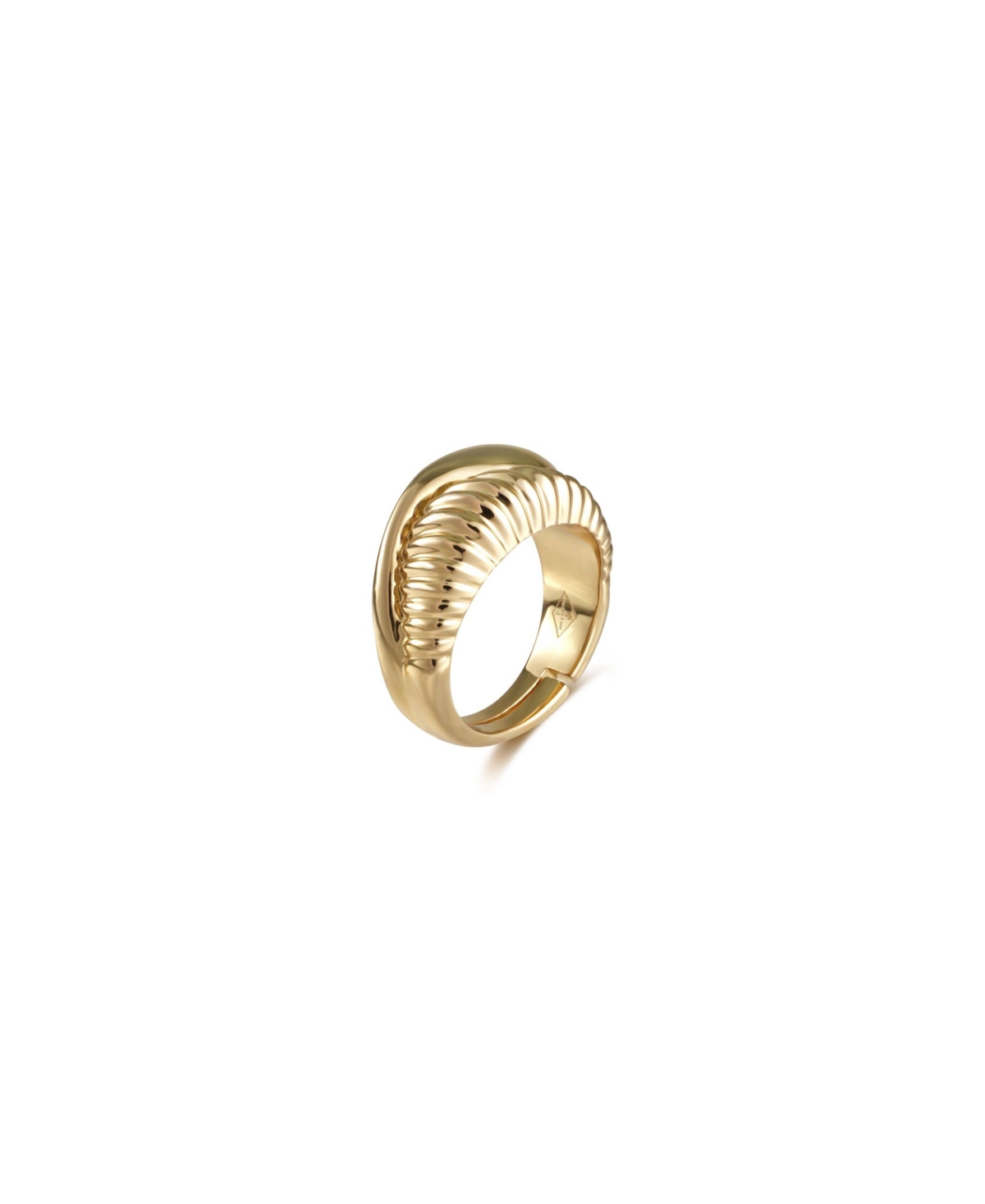 Click here for Retro Chic Drop Ring - Gold prices