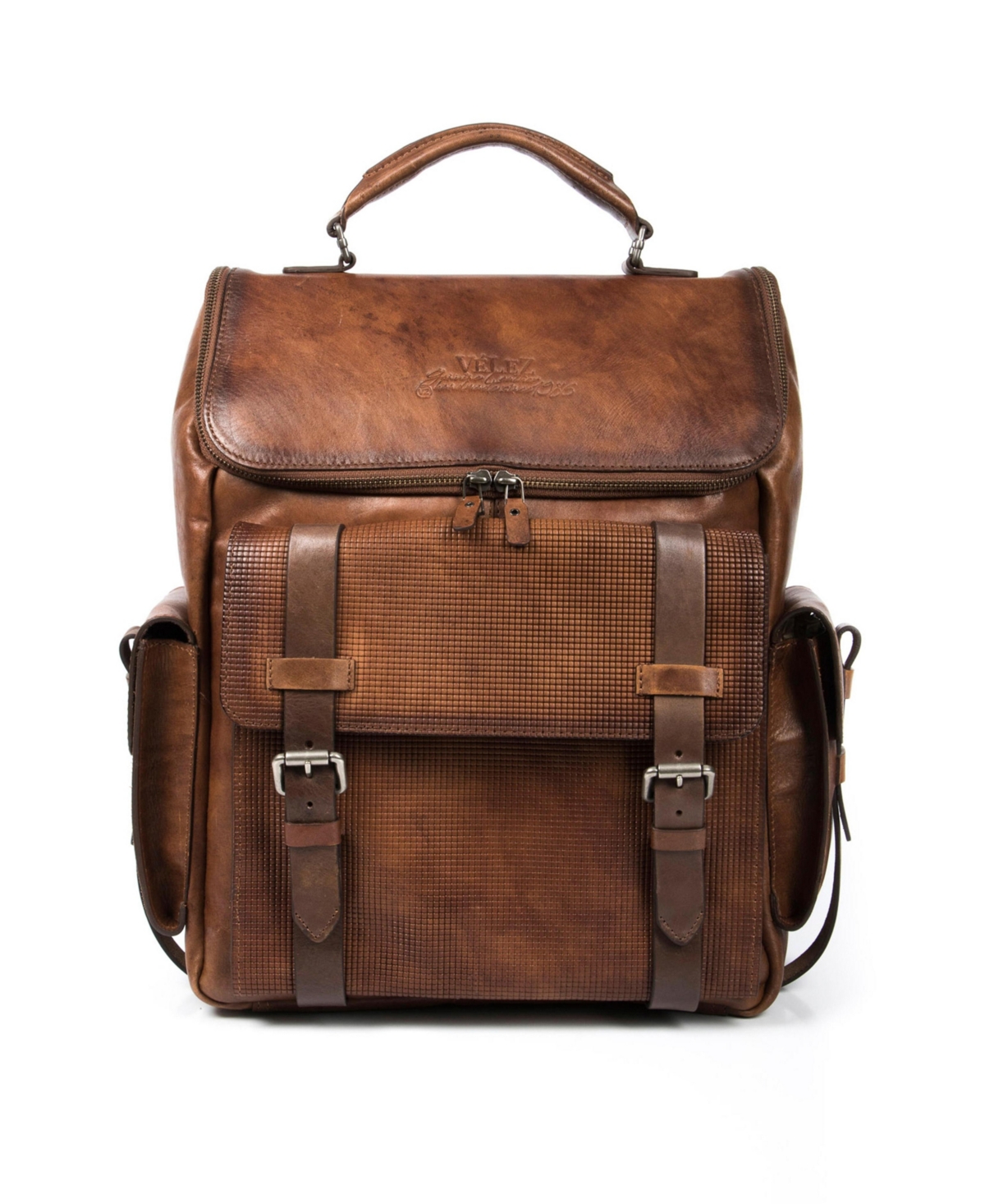 Click here for Velez Men New Archaeology Backpack in Vintage Leat... prices