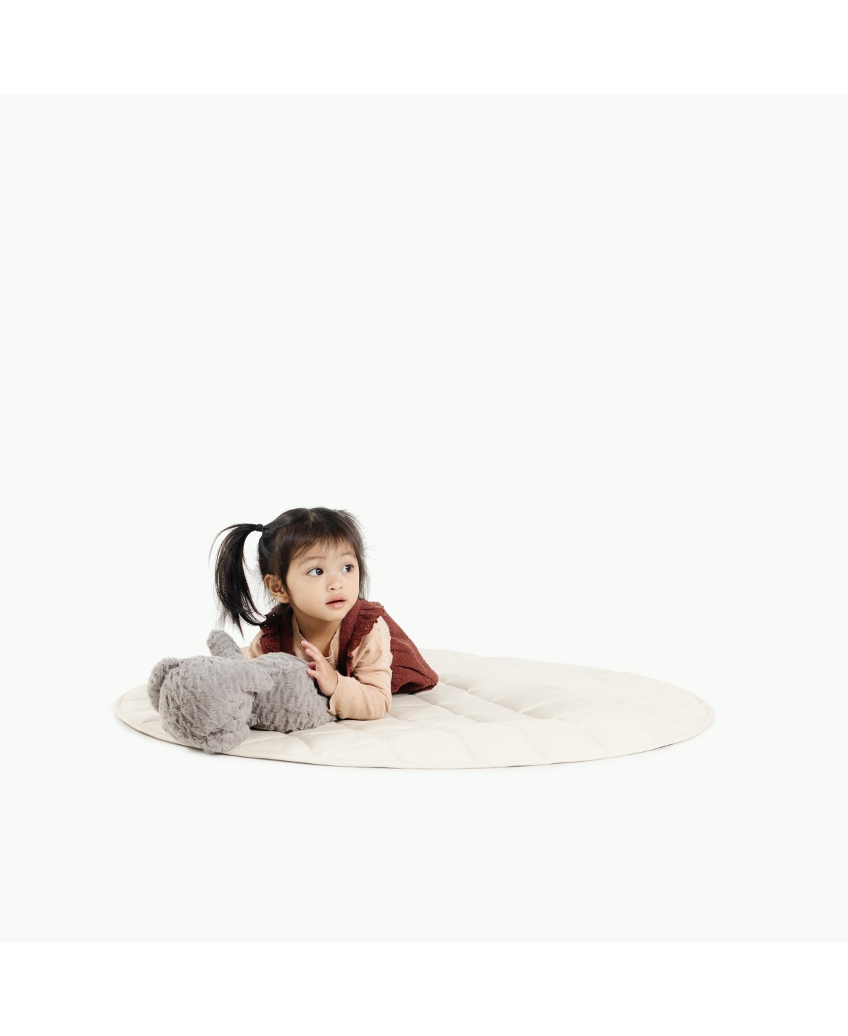 Click here for Gathre Quitlted Circle Mini Mat - Ivory prices