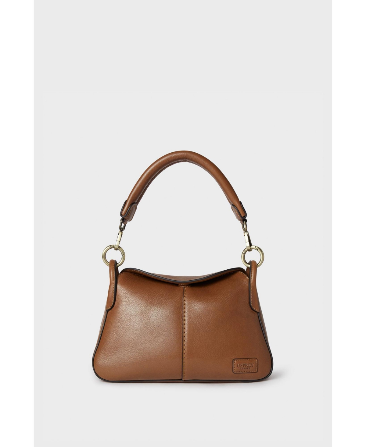 Click here for Osprey The Oxford Small Leather Shoulder Bag - Tan prices