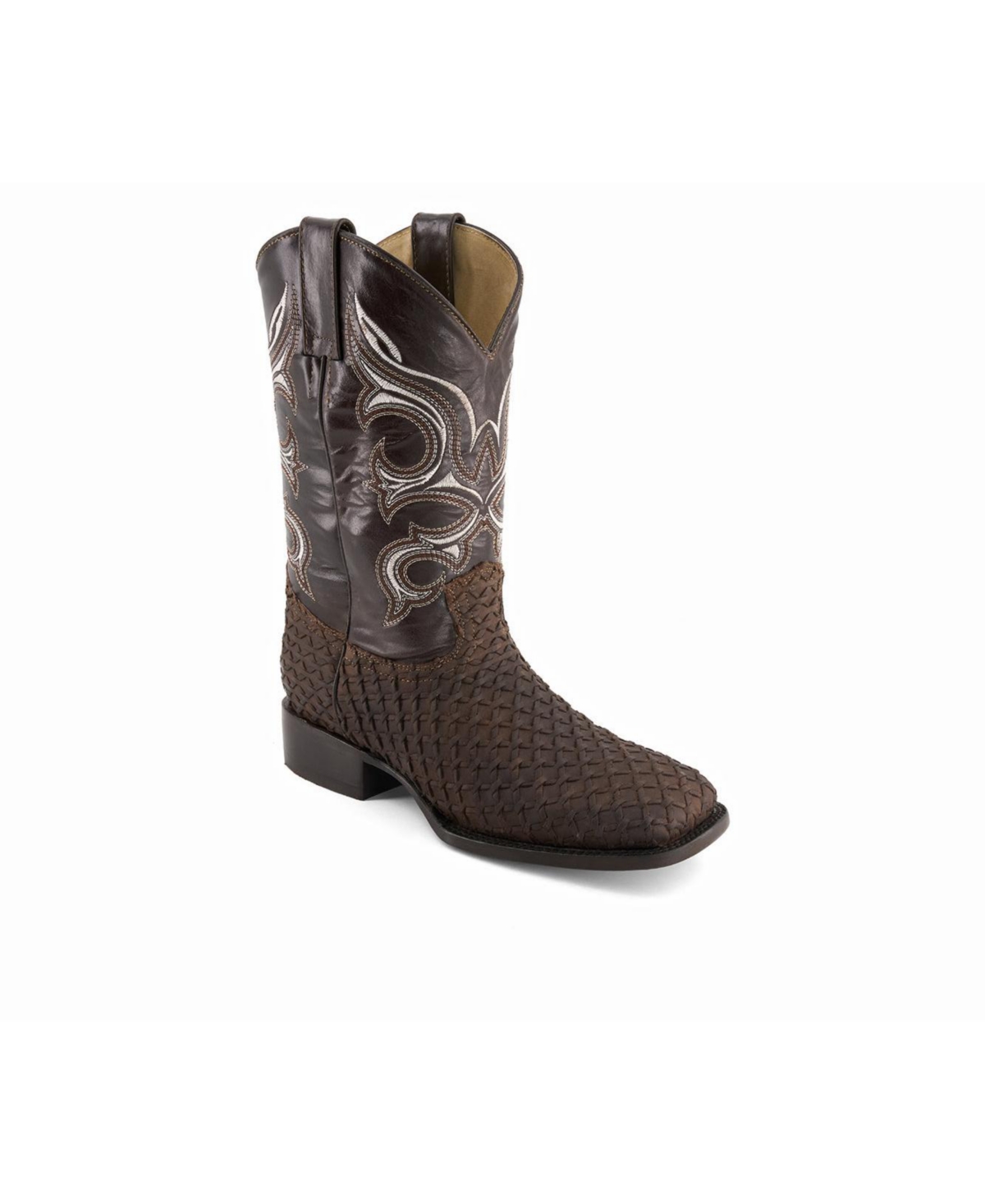 Click here for Forastero Mens Real Leather Cowboy Boots - Brown prices