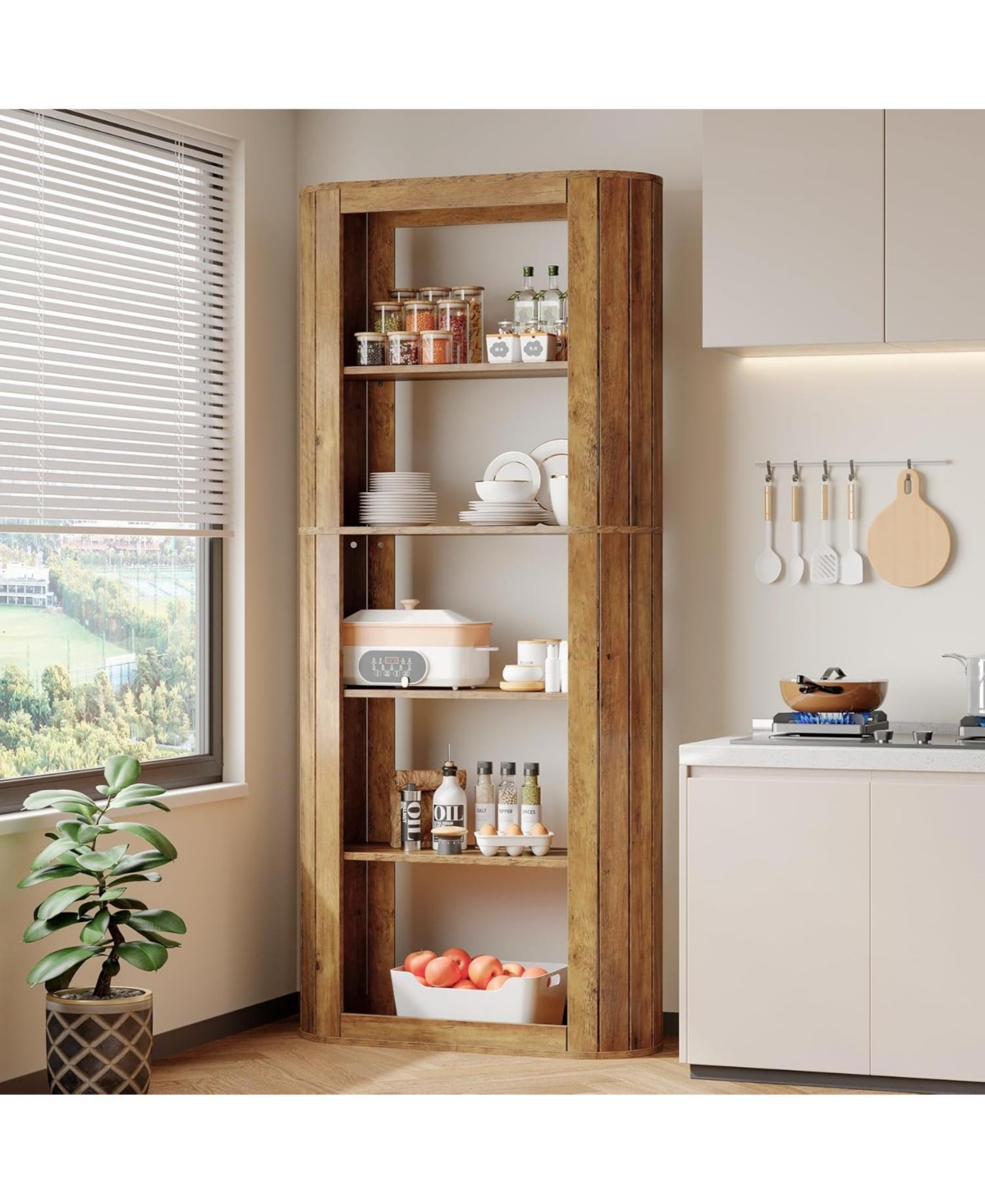 Click here for Tribesigns 70.9" Tall Kitchen Pantry  Farmhou... prices