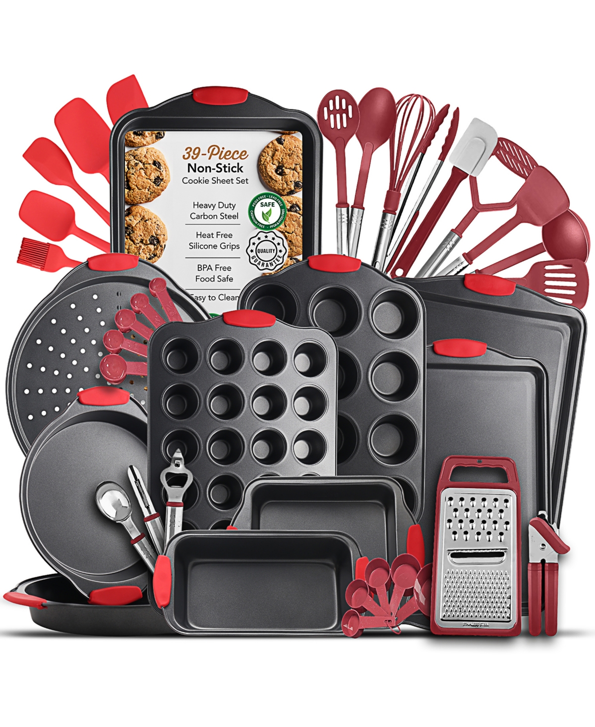 Click here for Nestl Premium 39-Pc. Bakeware Utensil Set - Black prices