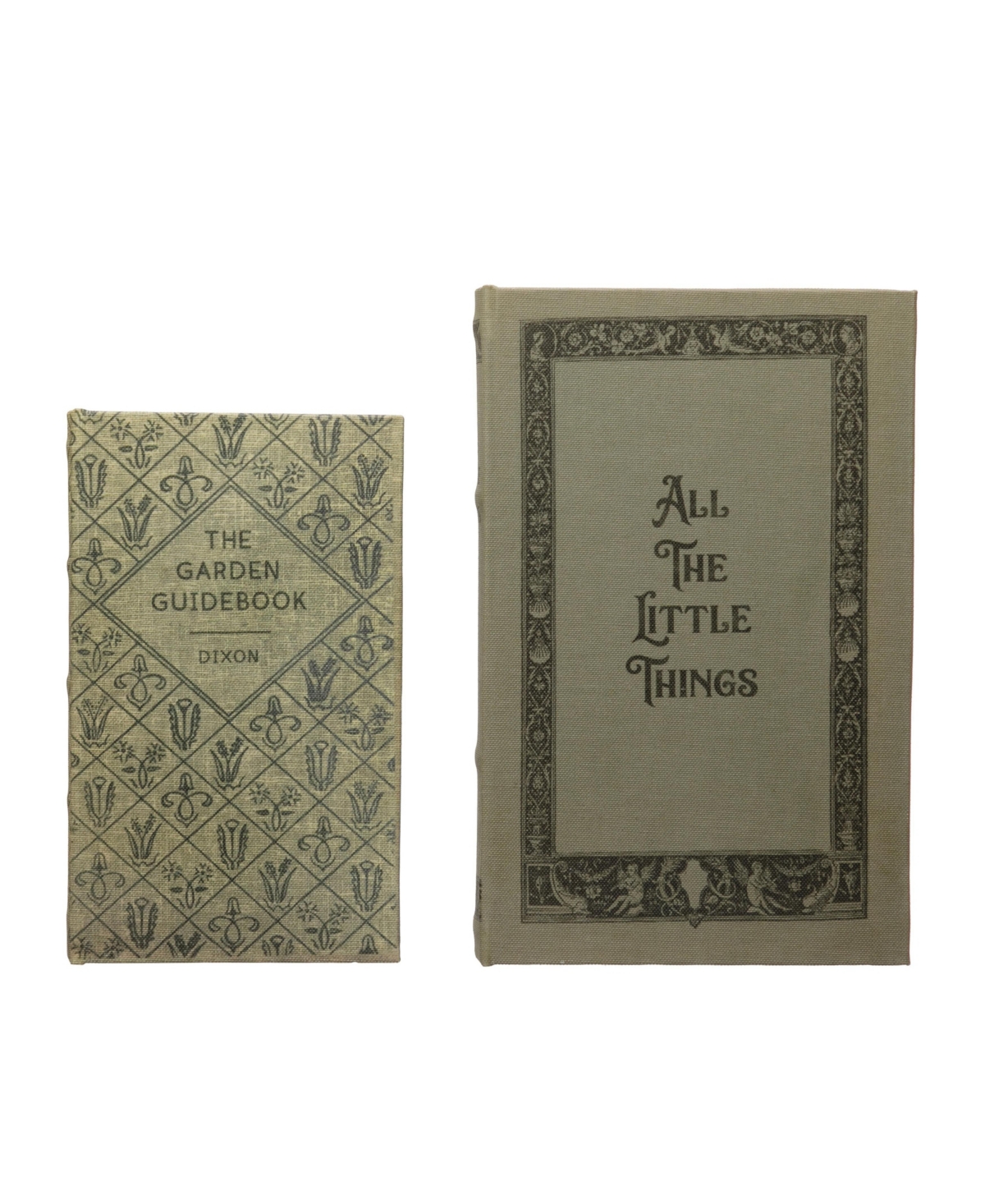 Click here for Storied Home Set of 2 Mdf & Canvas Book Storage Bo... prices