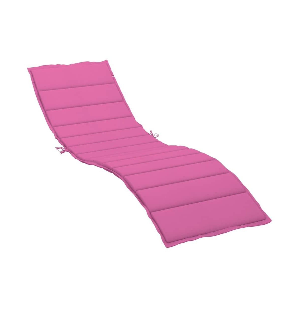 Click here for vidaXL Sun Lounger Cushion Pink Oxford Fabric - Pi... prices