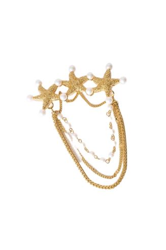 Classicharms Lila Starfish Waterfall Brooch - Macy's
