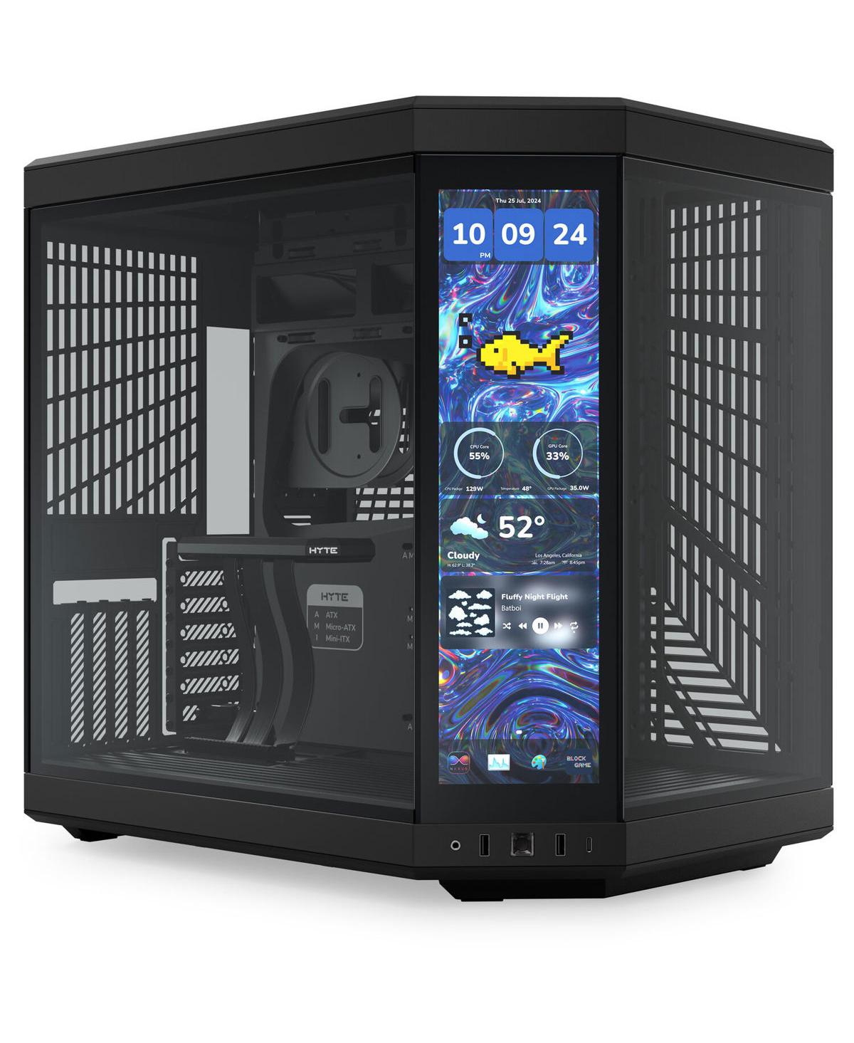 Click here for Hyte Y70 Touch Infinite Pitch - Pitch black prices