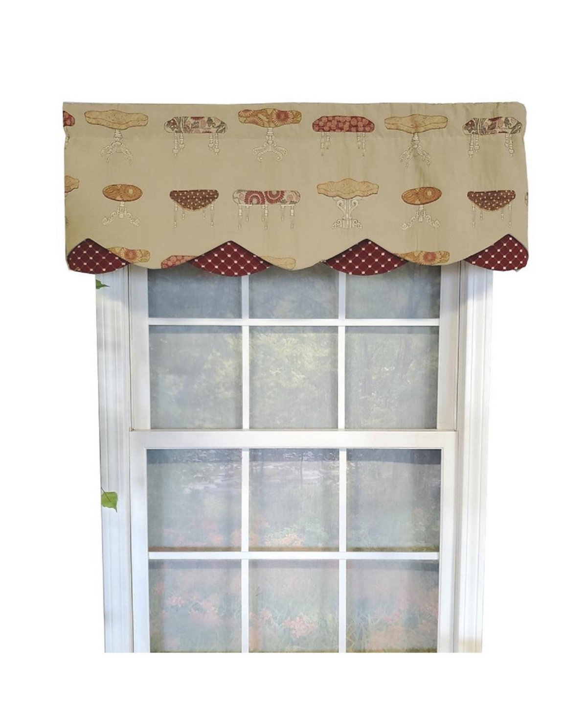 Click here for Rlf Home Ottoman Petticoat 3" Rod Pocket Lini... prices