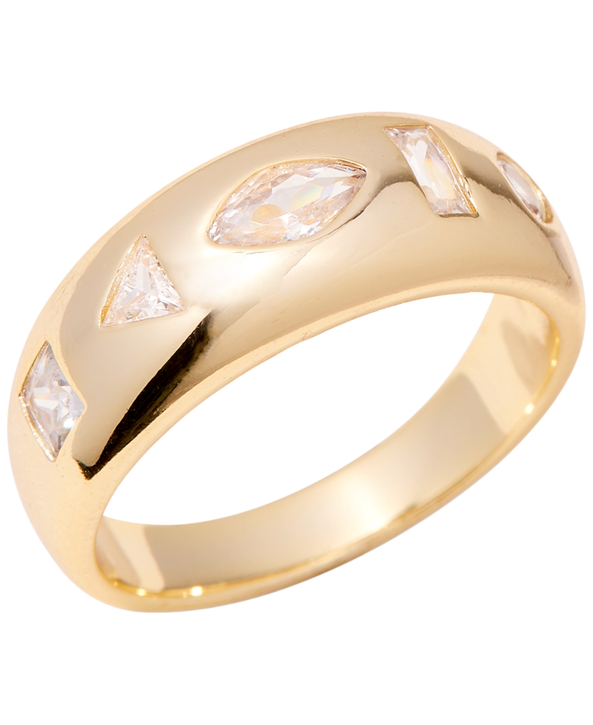 Click here for brook & york Carter Mosaic Dome Ring - Gold prices