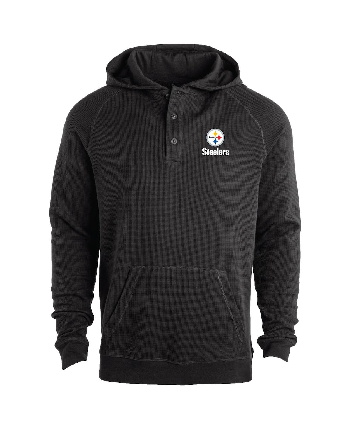 Click here for Mens Black Pittsburgh Steelers Montana Raglan Ther... prices