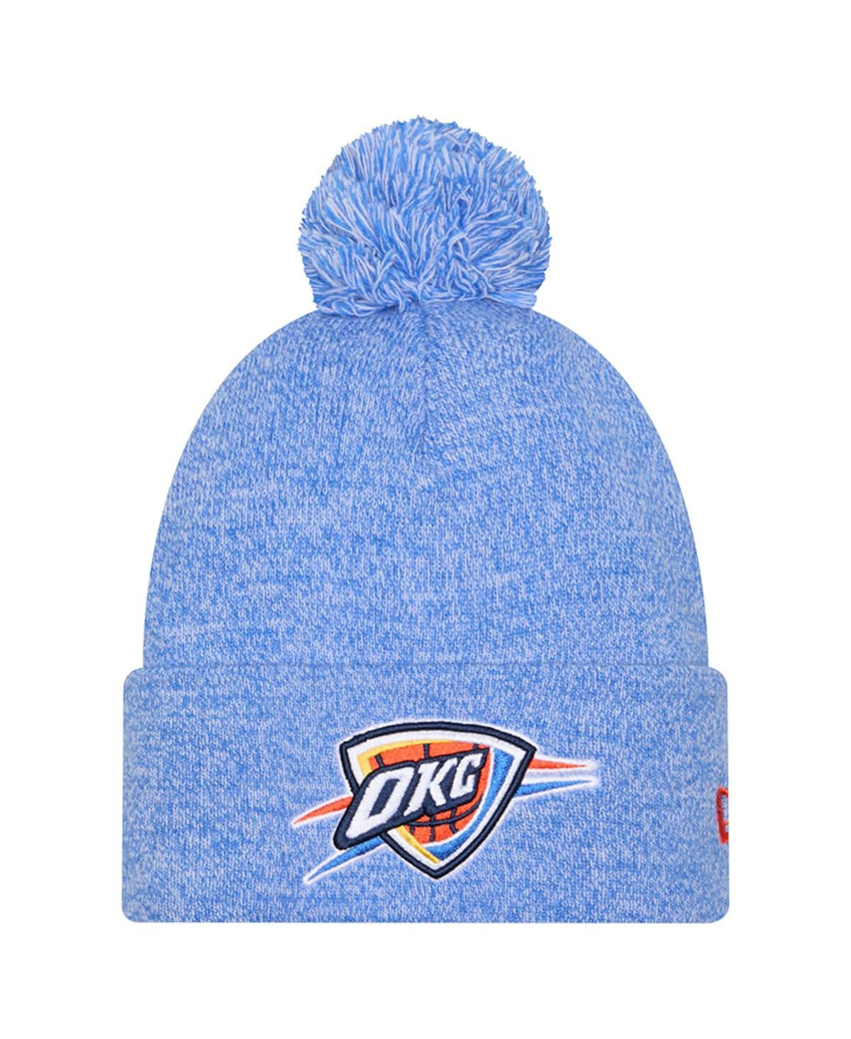 Click here for Mens Blue Oklahoma City Thunder Marled Cuffed Knit... prices
