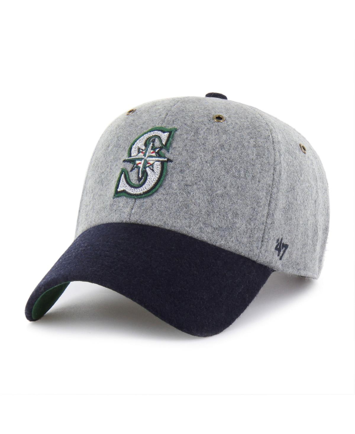 Click here for Mens Gray/Navy Seattle Mariners Golden Age Wool Cl... prices