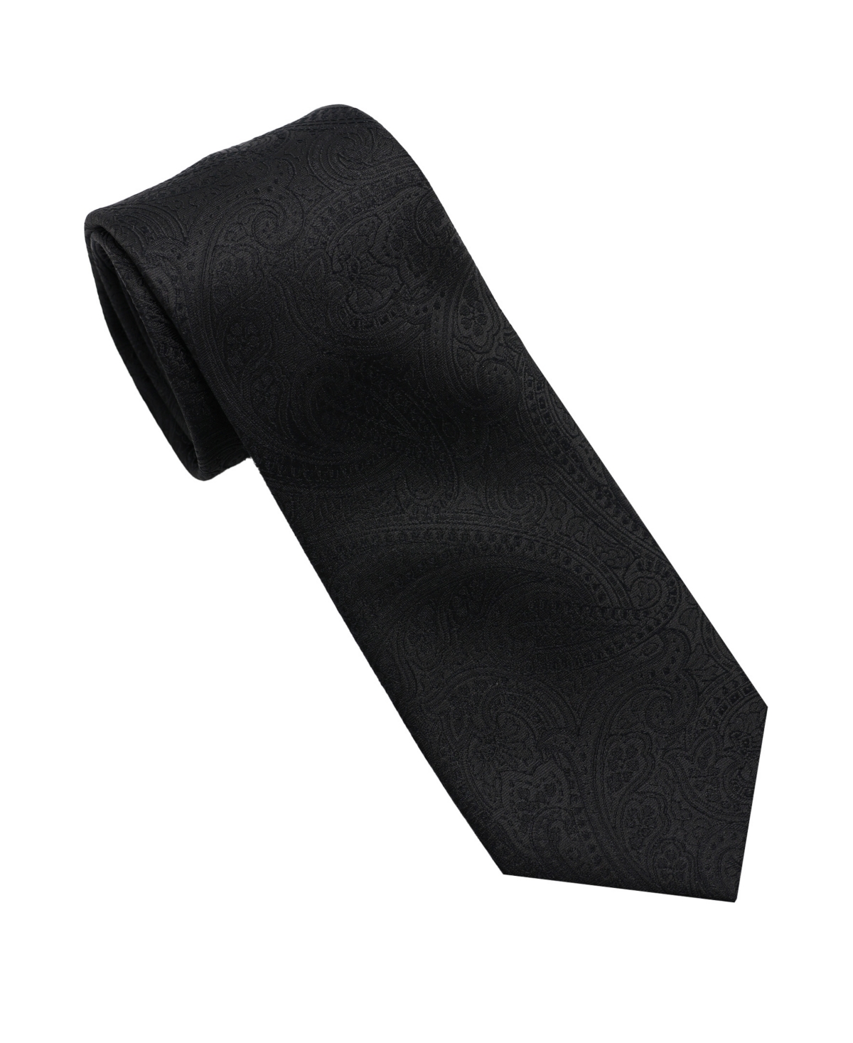 Click here for Dkny Mens Slim Design Tie - Black Paisley prices