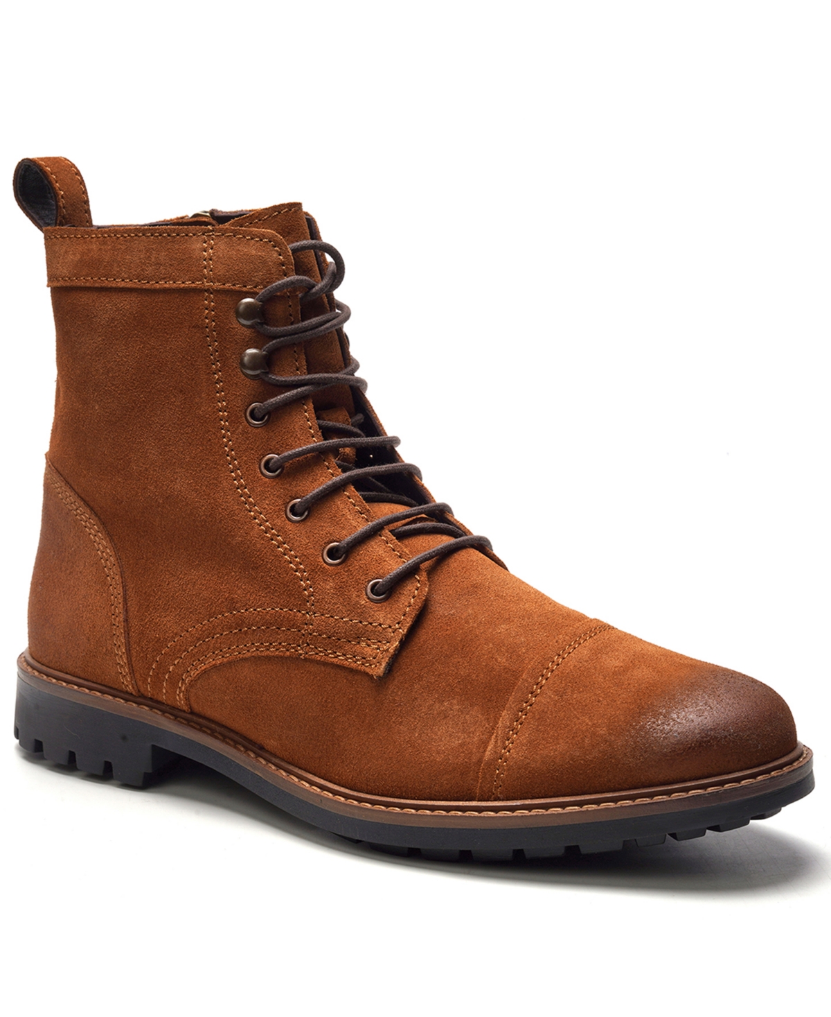 Click here for Anthony Veer Mens Wilder Lace-Up Boots - Cognac prices