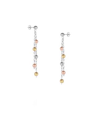 Spero London Women's Dorica Sterling Multi Bead Drop Earring - Macy's