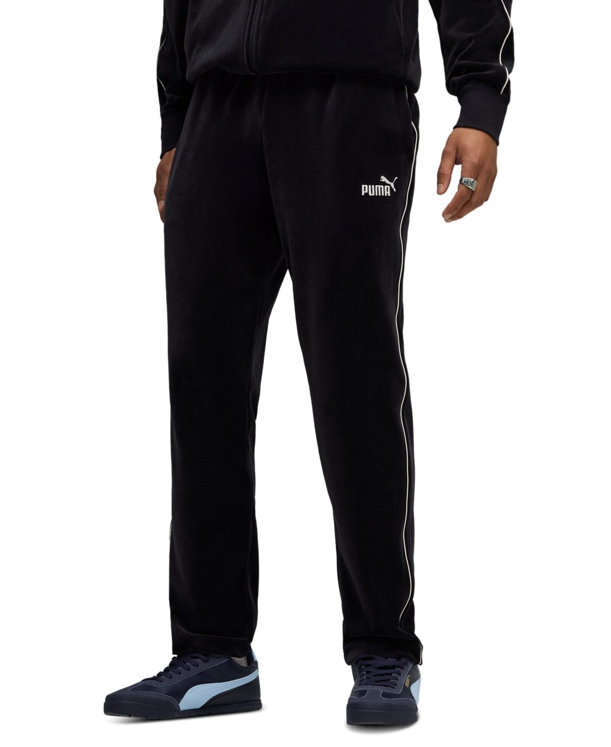 Click here for Puma Mens Essentials Elevated Track Pants - New Na... prices