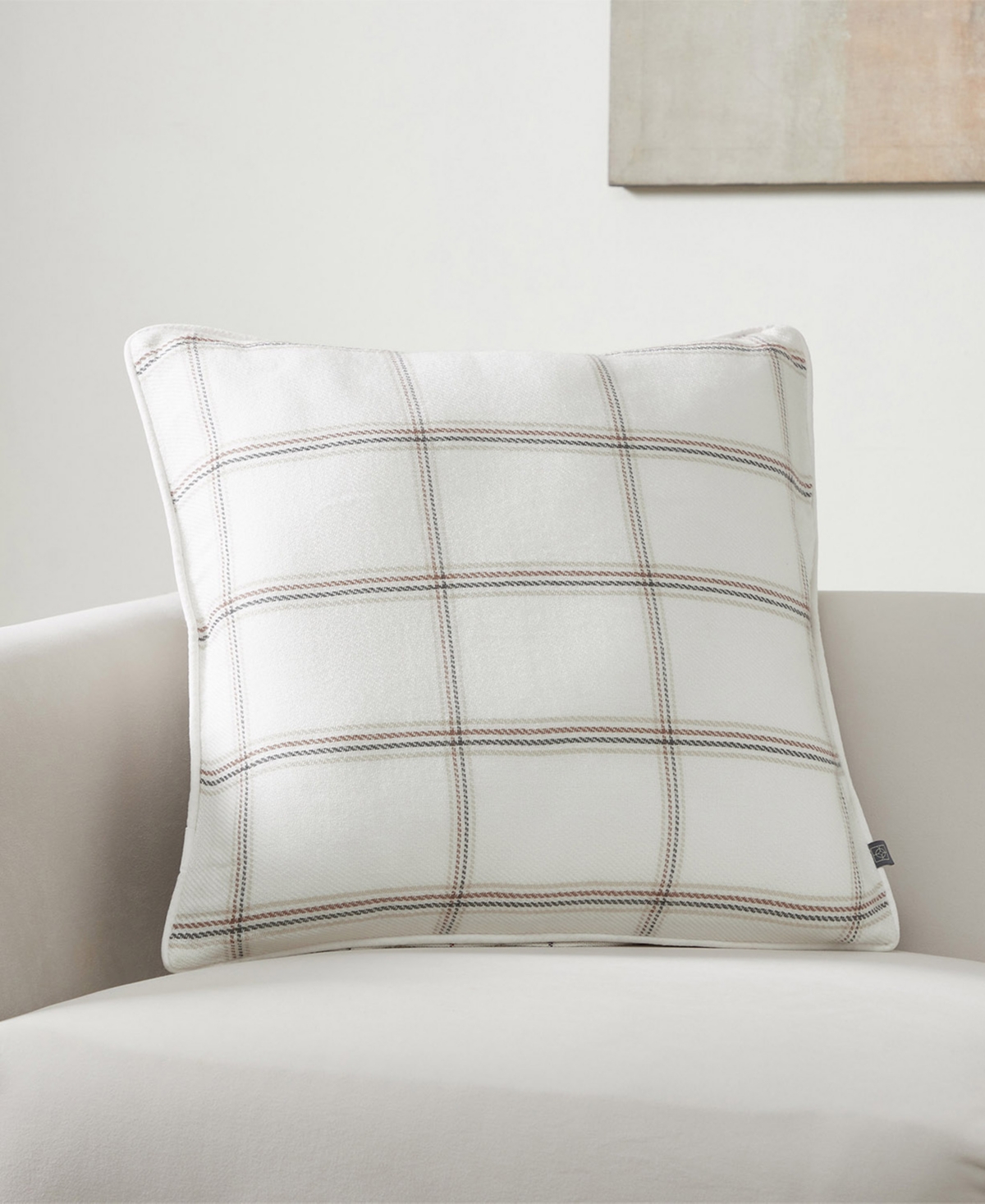 Click here for Tahari Home Woven Plaid Reversible Decorative Pill... prices