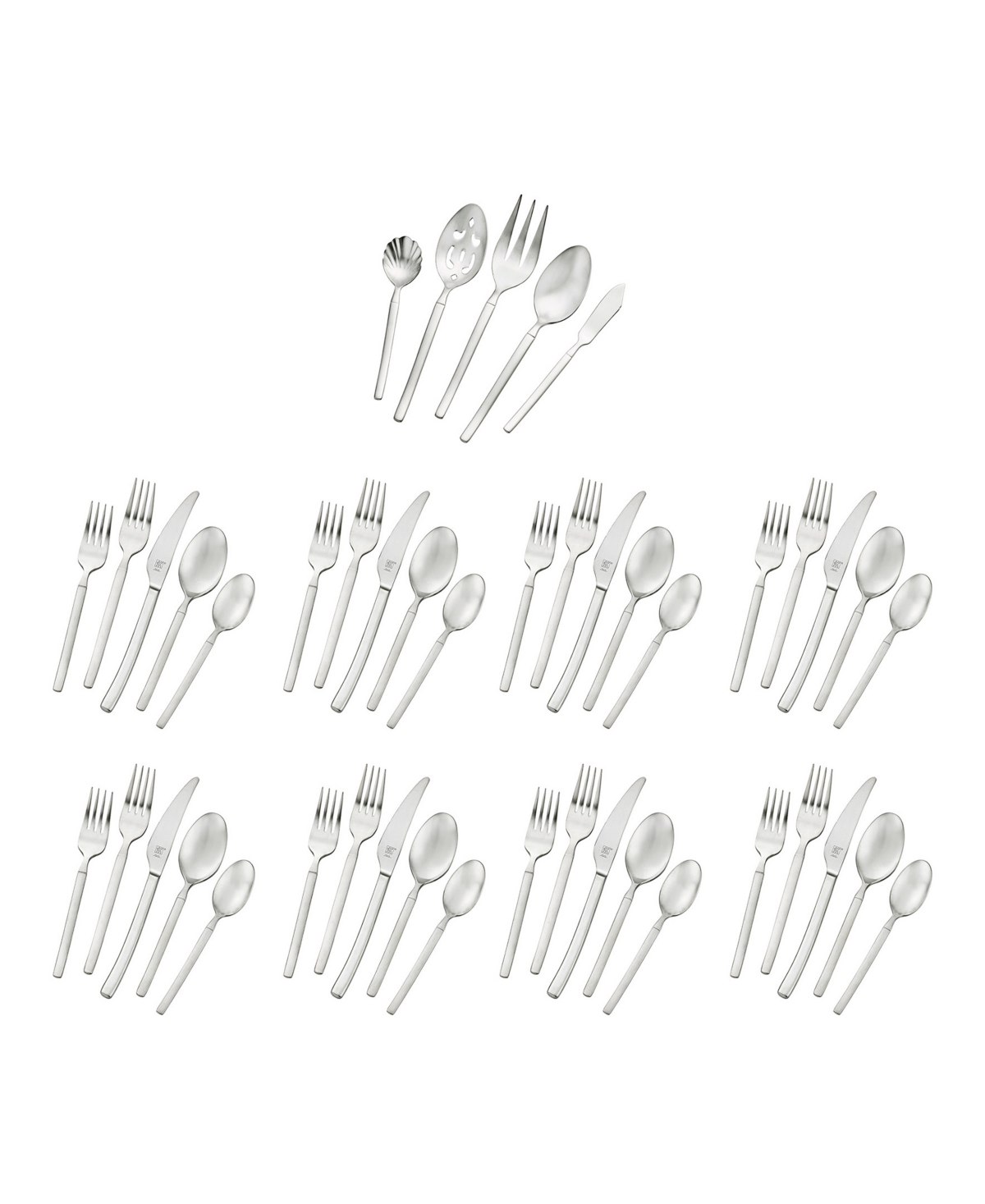 Click here for J.a. Henckels Zwilling Opus Satin 45 Piece 18/10 S... prices
