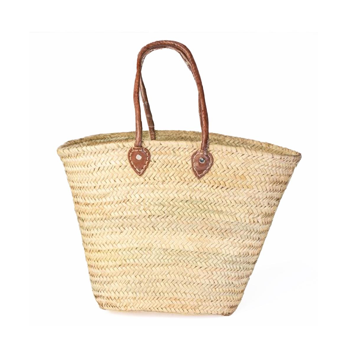 Click here for Verve Culture Moroccan Shopping Basket - Beige/Kha... prices