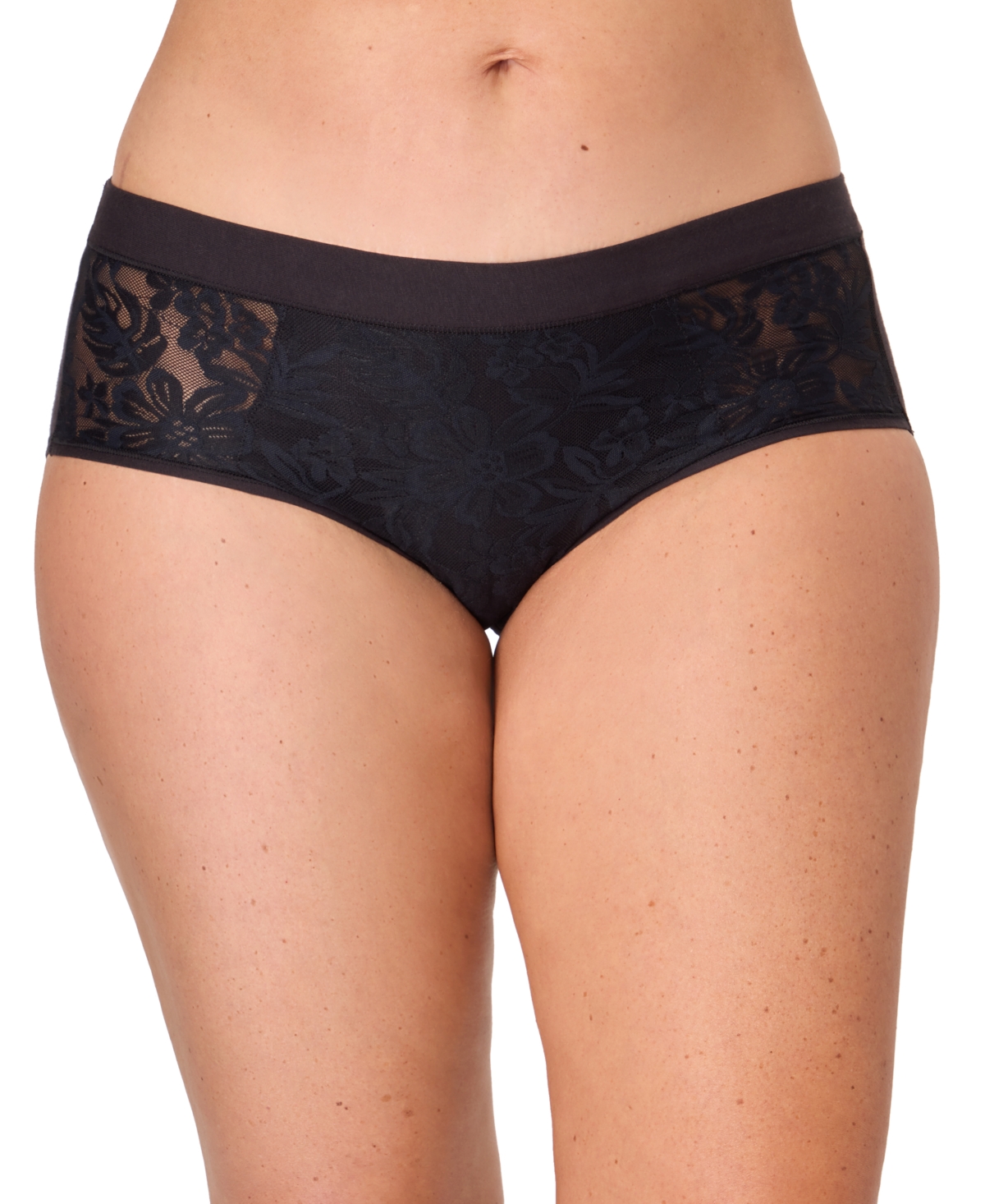 Click here for Bali Womens Breathe Lace Hipster Underwear - Black prices
