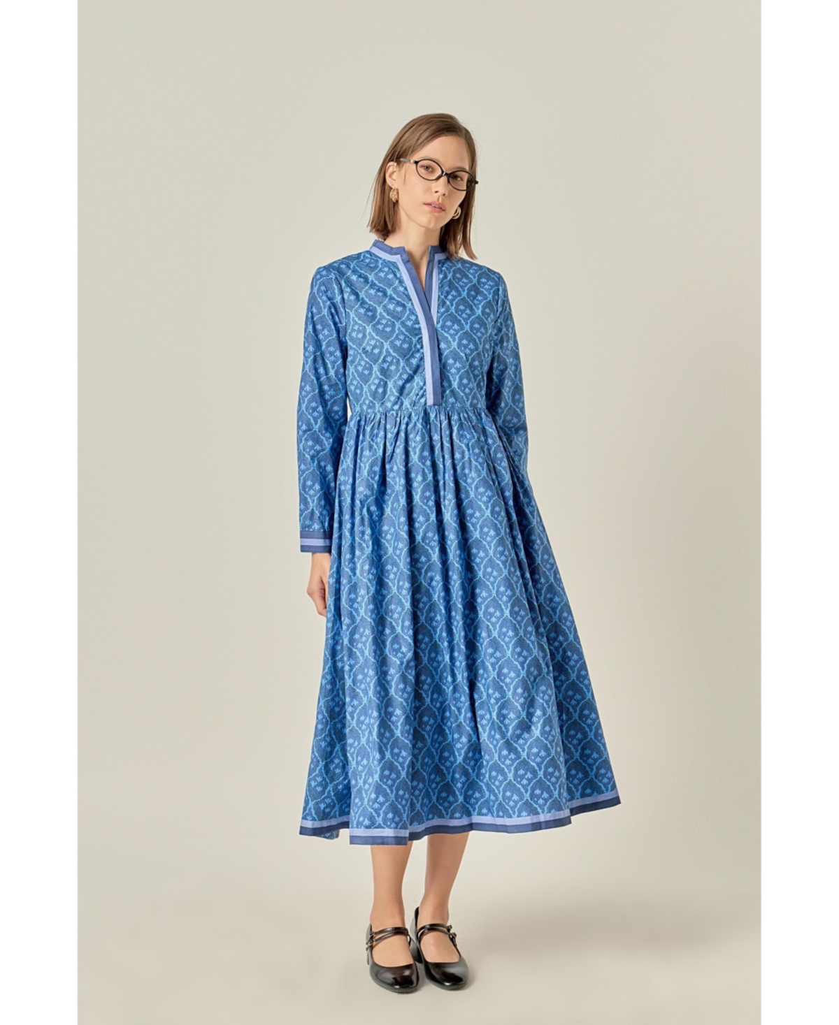 Click here for English Factory Womens Stripe Trim Maxi Dress - Na... prices