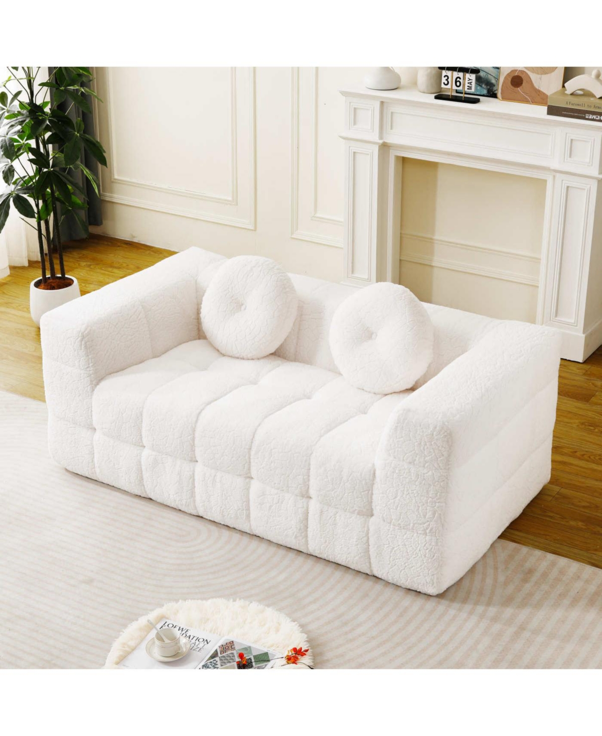 Click here for Streamdale Furniture Modern Boneless Couch with Tw... prices