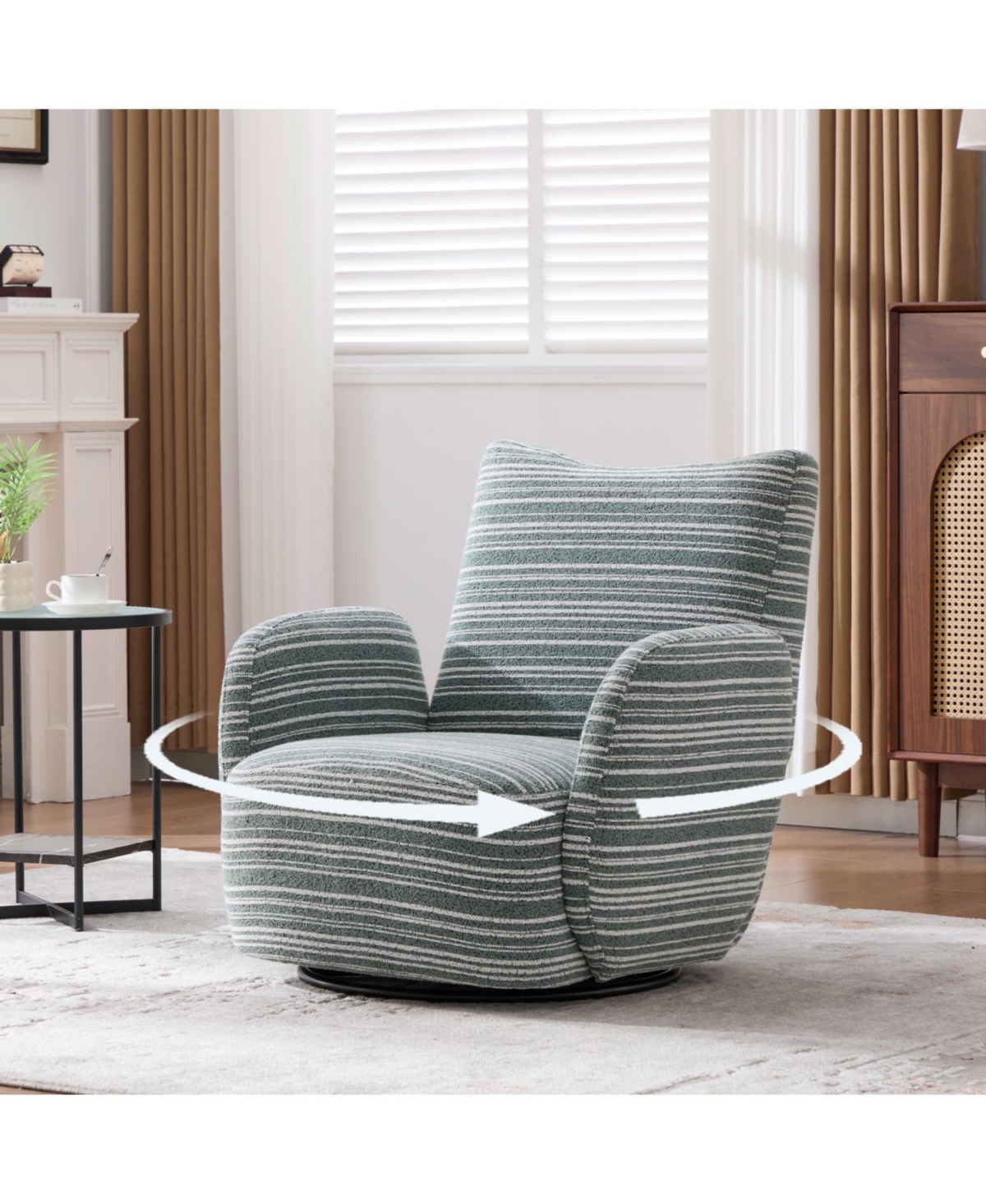 Click here for Streamdale Furniture Modern Style Swivel Leisure C... prices