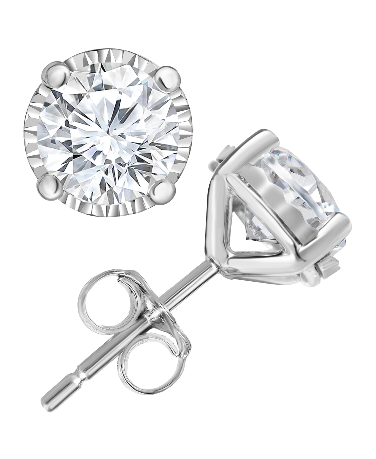 Click here for Lab Grown Diamond Stud Earrings (2 ct. t.w.) in 14... prices