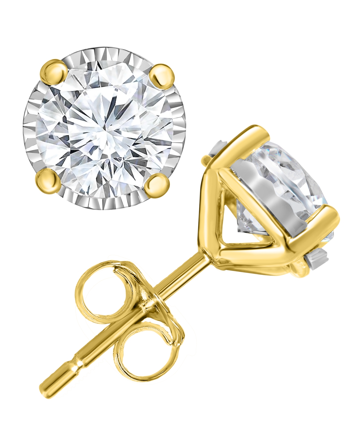 Click here for Lab Grown Diamond Stud Earrings (2 ct. t.w.) in 14... prices