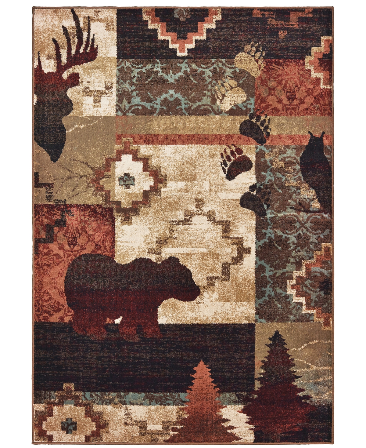 Click here for Oriental Weavers Woodlands 9649A 53 x 73 Area Rug... prices