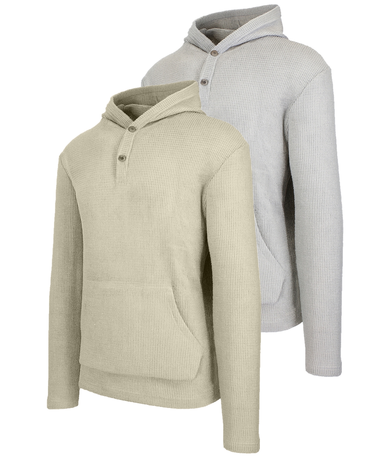 Click here for Blue Ice Mens Regular-Fit Waffle Knit Thermal Henl... prices