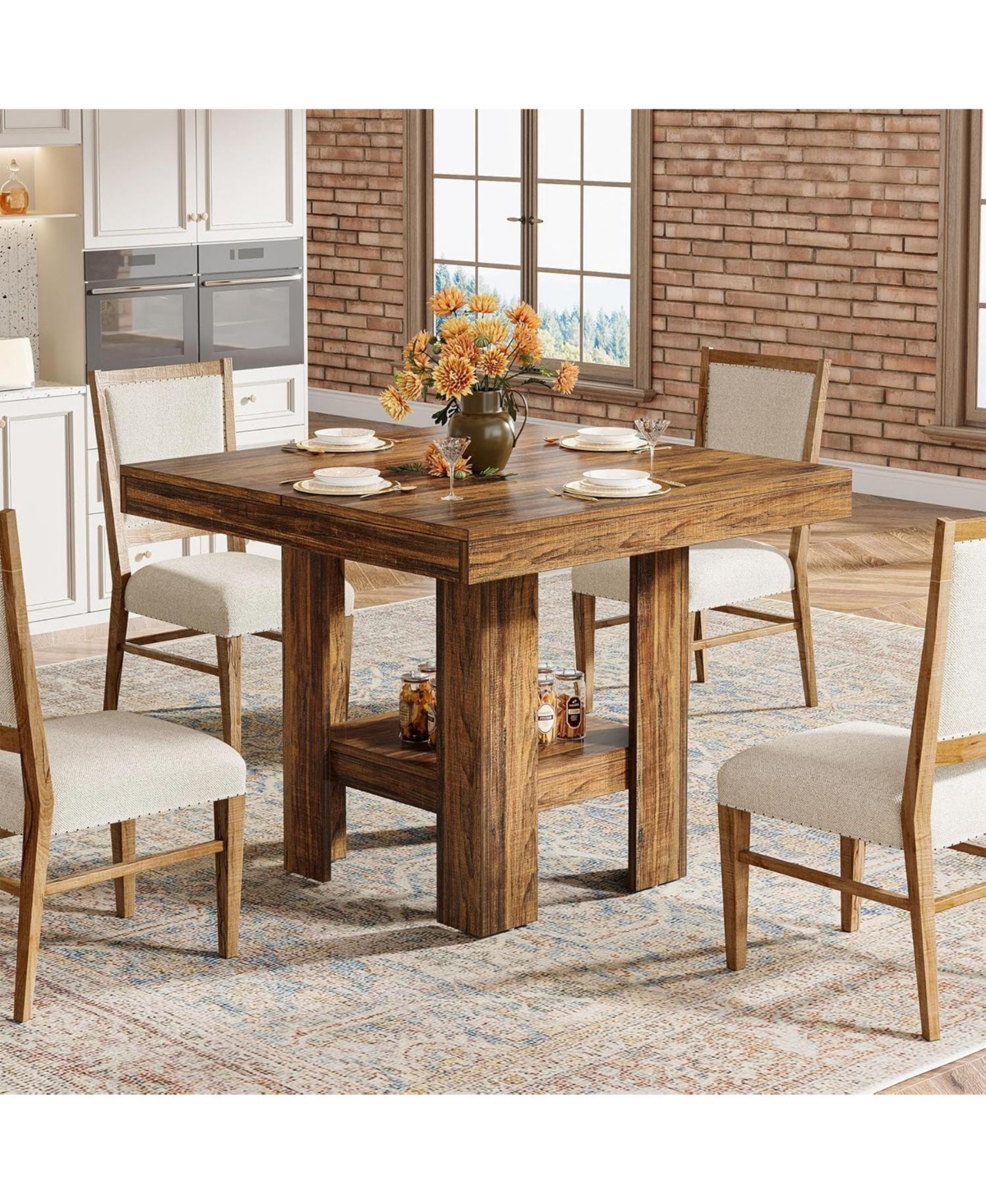 Click here for Tribesigns 31.5" Square Dining Table for 4  S... prices