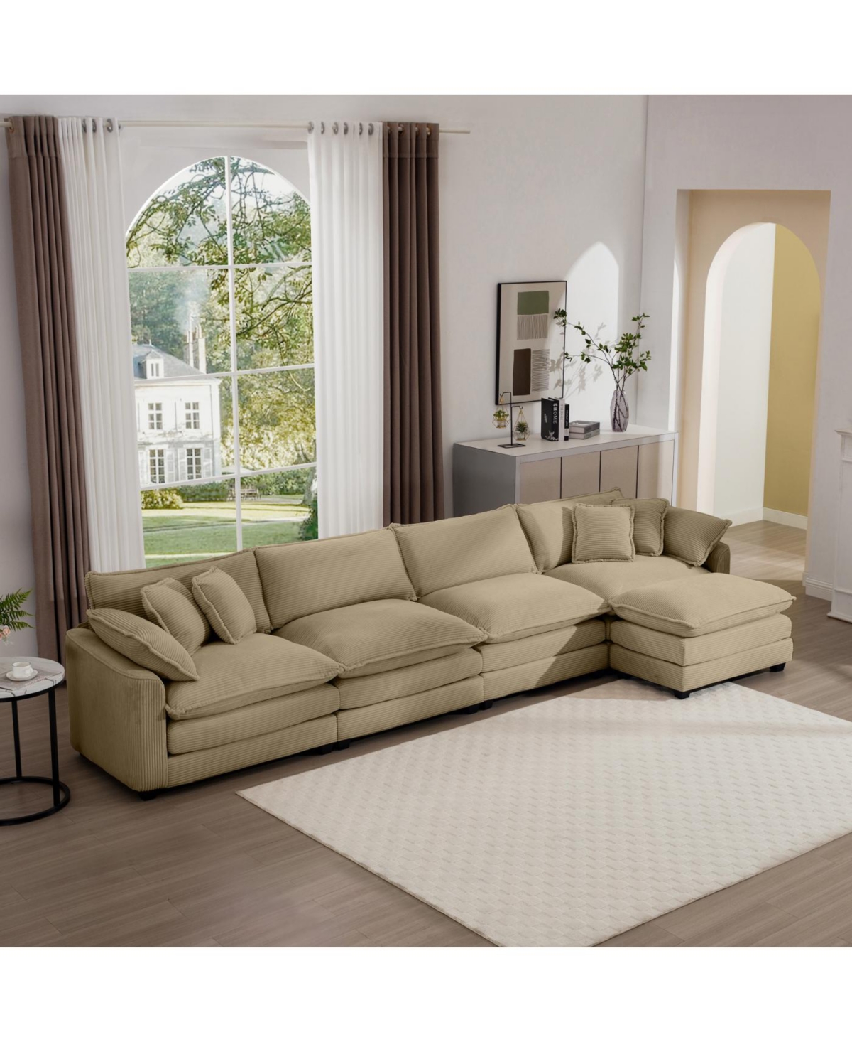 Click here for Streamdale Furniture Corduroy Sofa - Modern Uphols... prices