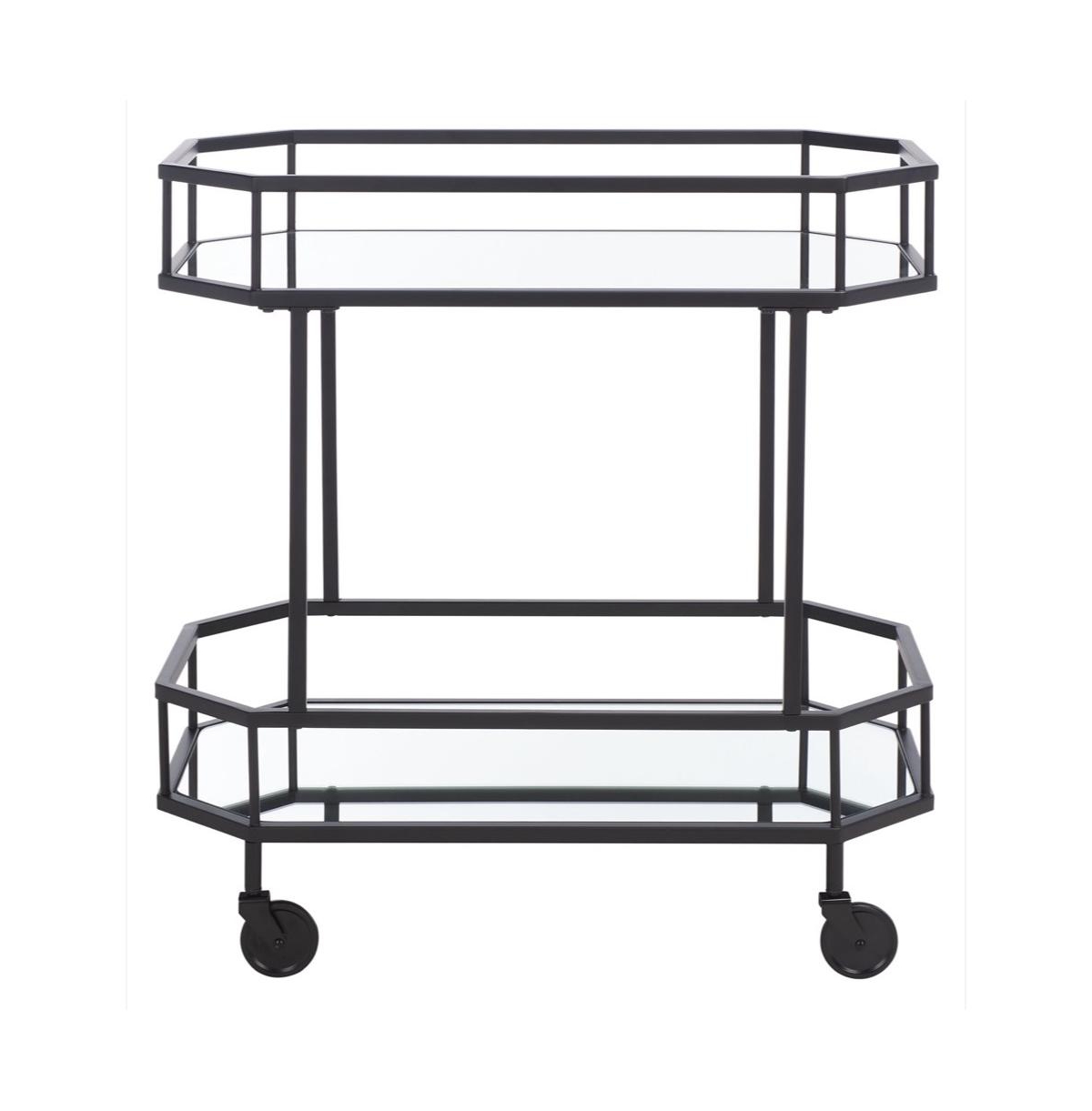 Click here for Silva 2 Tier Octagon Bar Cart - Black prices