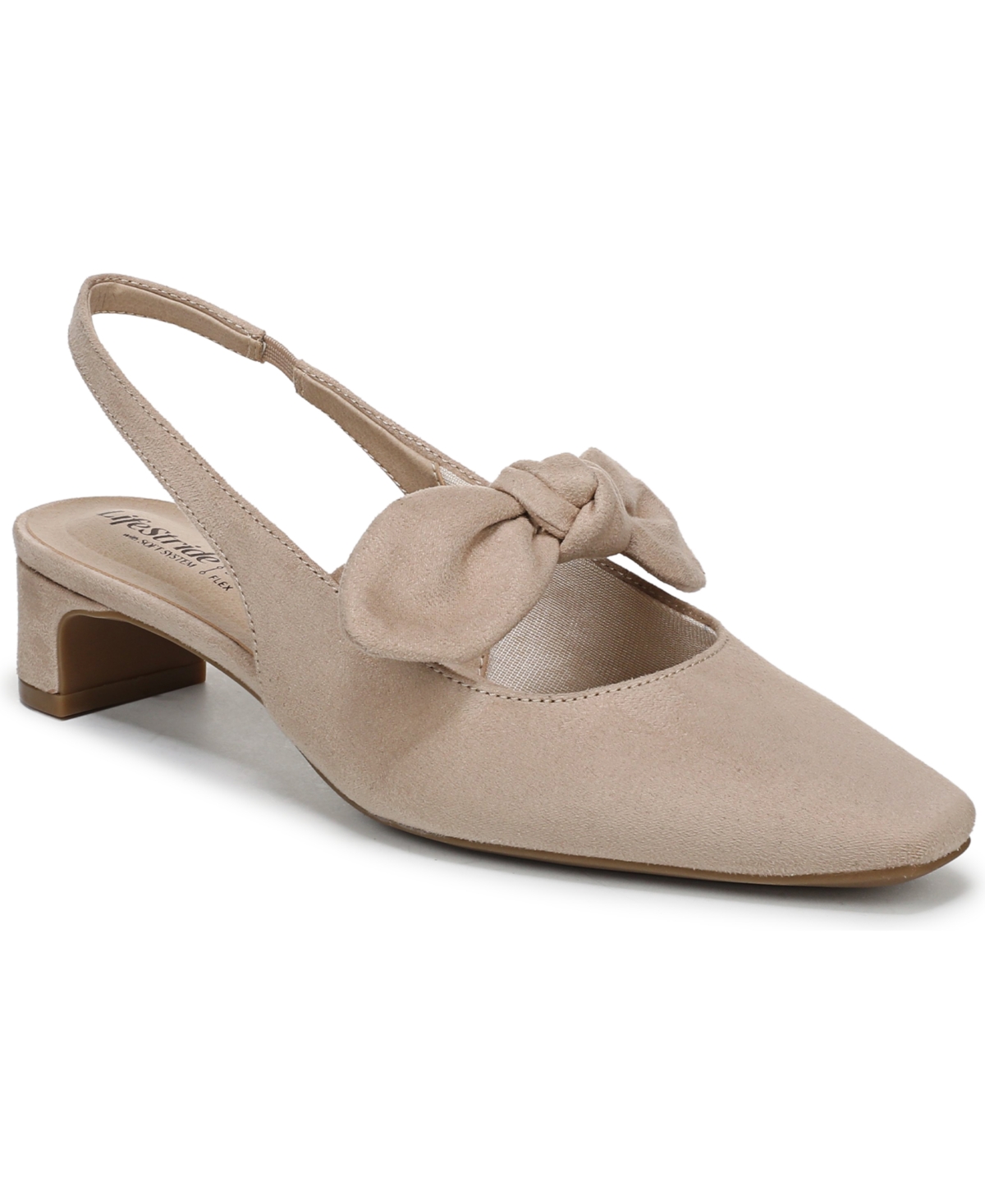 Click here for LifeStride Womens Lucia Slingback Pumps - Tender T... prices