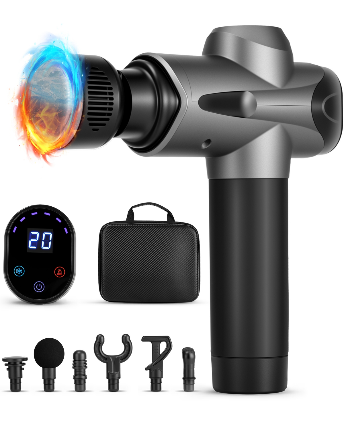 Click here for Hot and Cold Deep Tissue Percussion Massager - Bla... prices