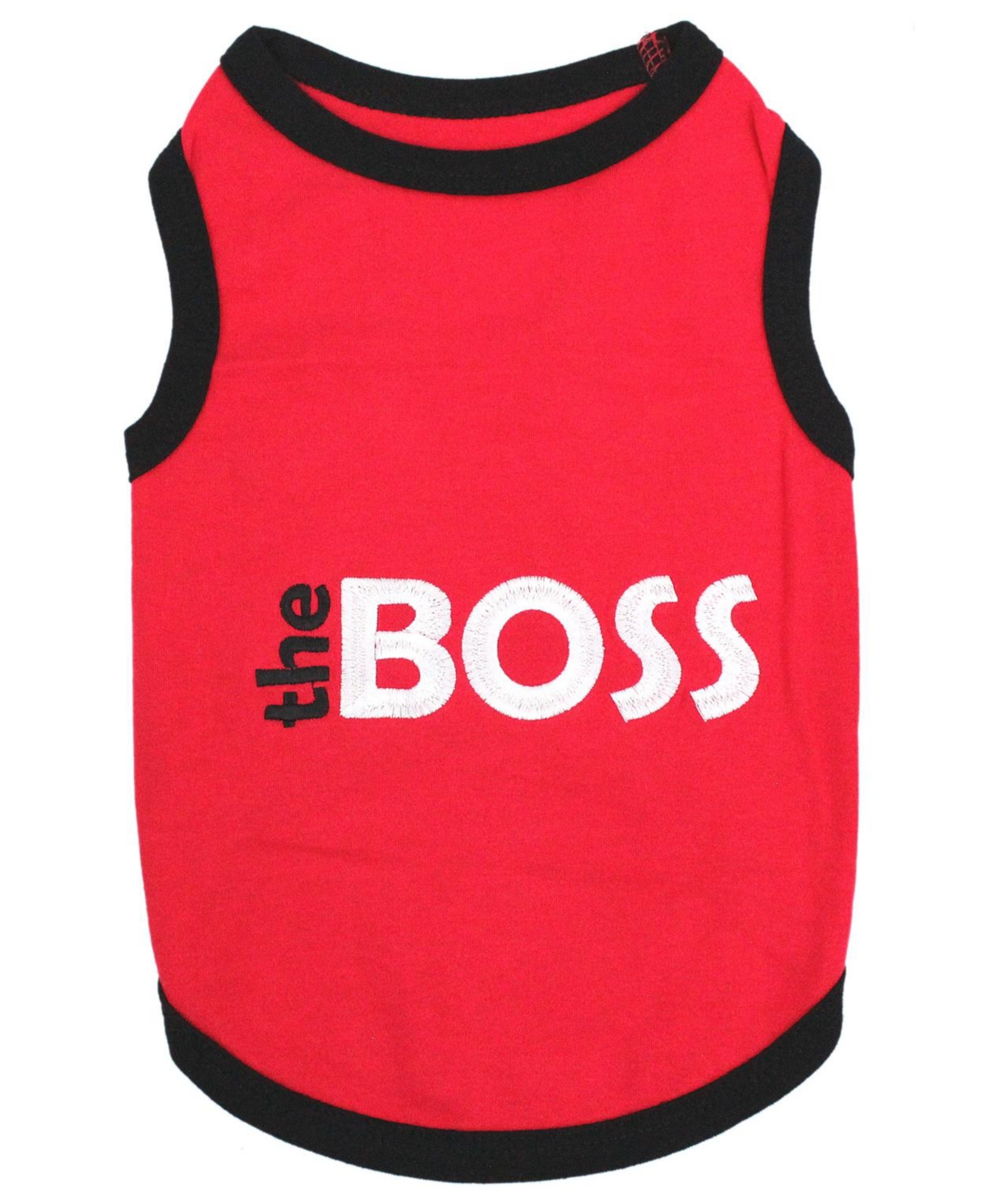 Click here for Parisian Pet The Boss embroidered dog t-shirt prices