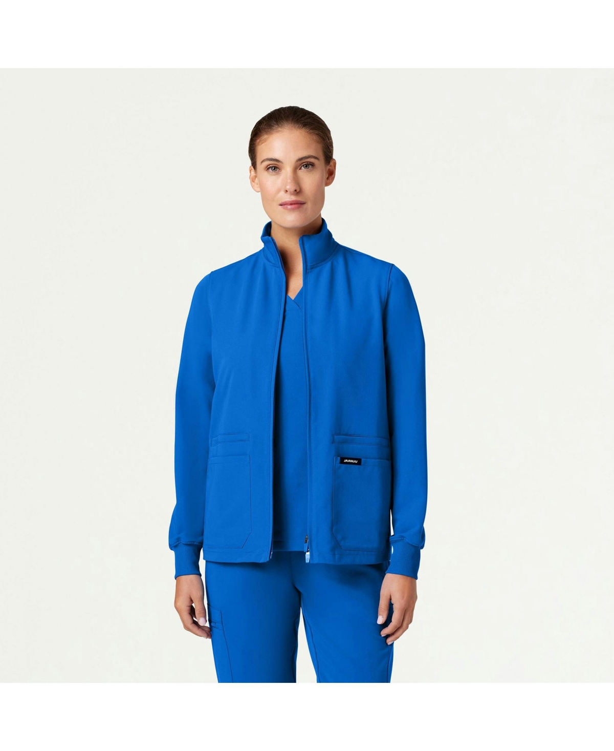 Click here for Jaanuu Womens Ceri 6-Pocket Classic Scrub Jacket -... prices