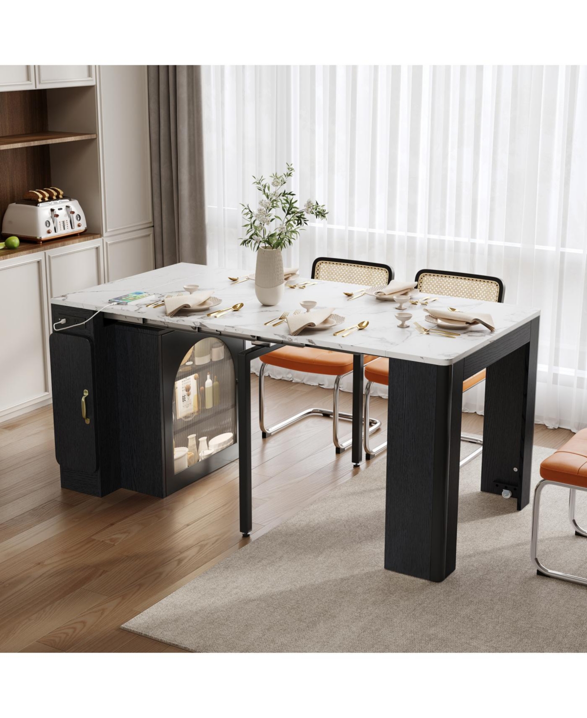 Click here for Streamdale Furniture Extendable Dining Table with... prices