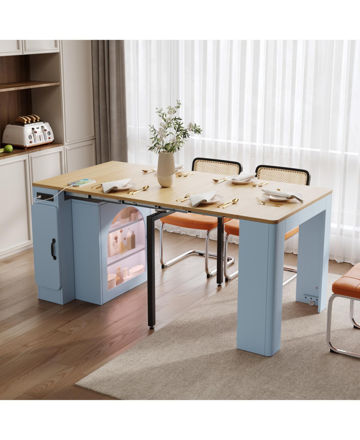 Click here for Streamdale Furniture Extendable Dining Table with... prices