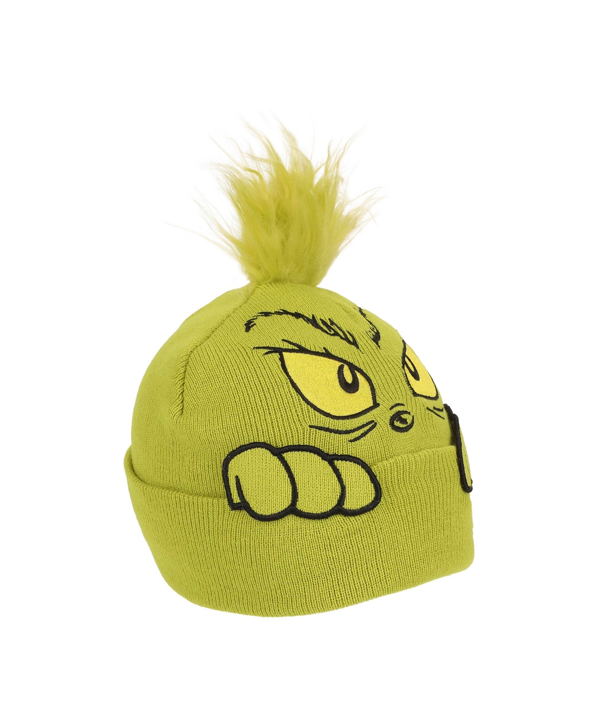 Click here for The Grinch Mens Peekaboo Hands Green Cuff Beanie -... prices
