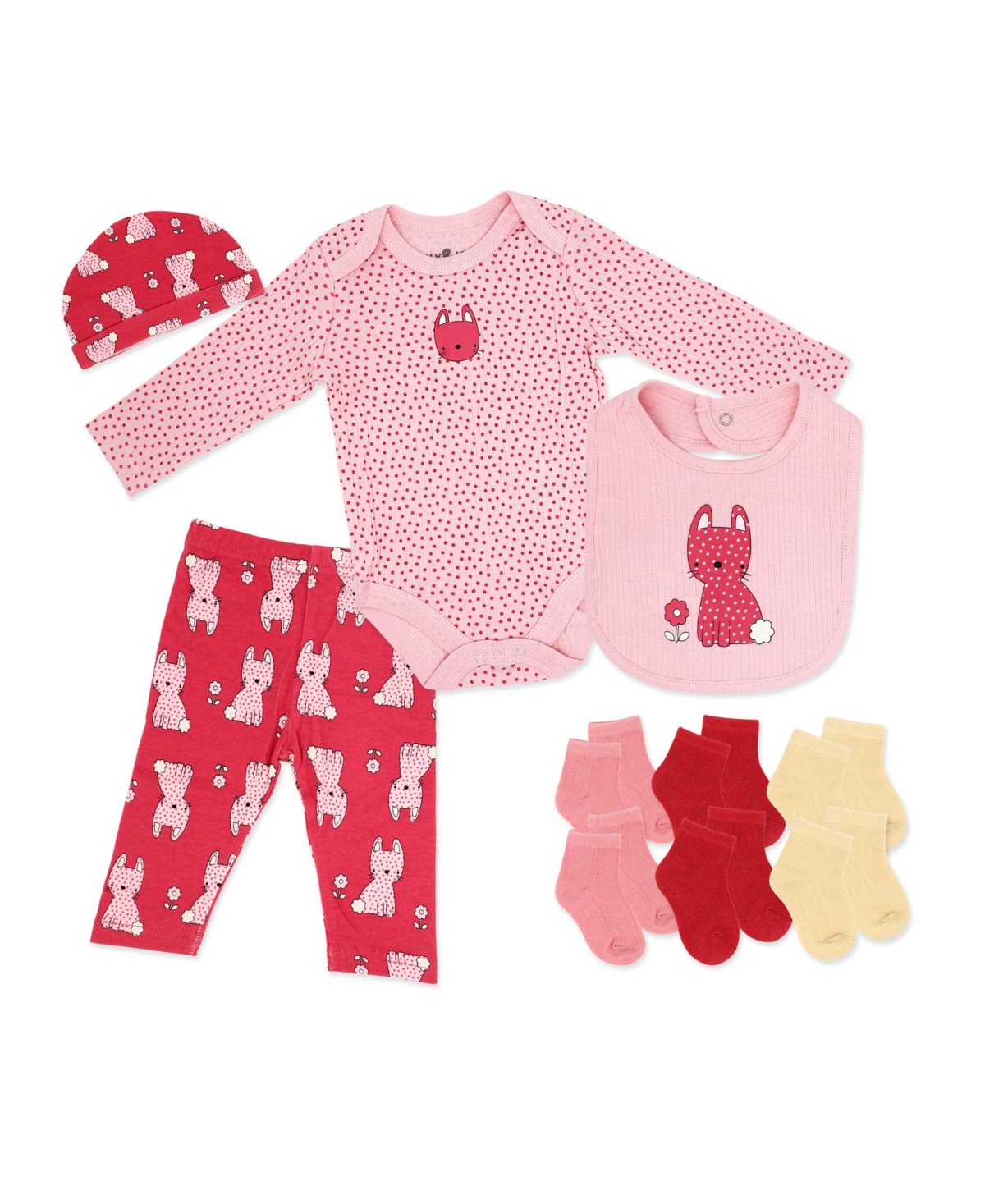 Click here for Lily & Jack Baby Girls Kitty Layette  10-Piece Set... prices