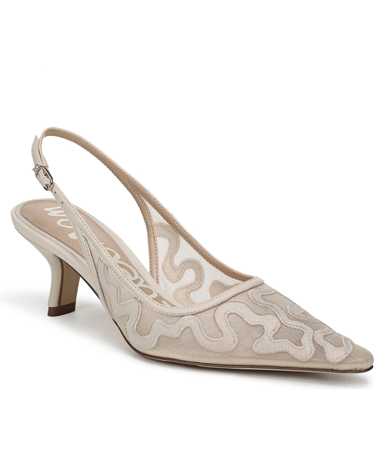 Click here for Sam Edelman Womens Bianka Slingback Kitten-Heel Pu... prices
