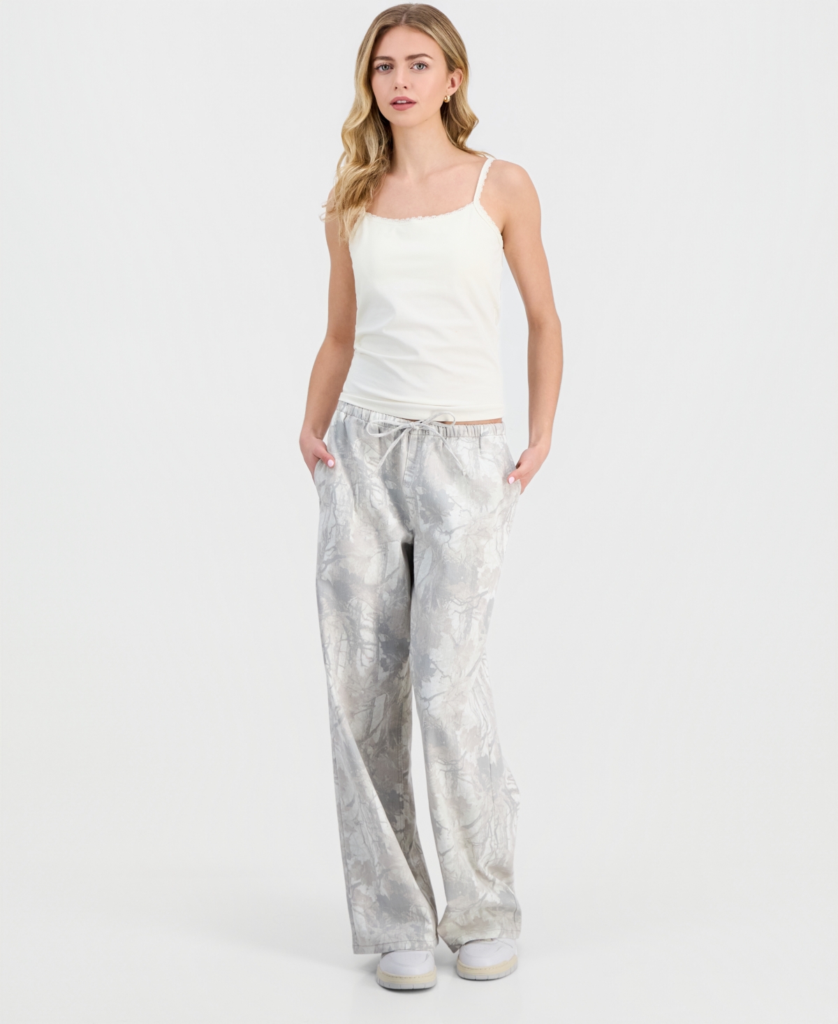 Click here for Vanilla Star Juniors Woodland Camo Drawstring Jean... prices