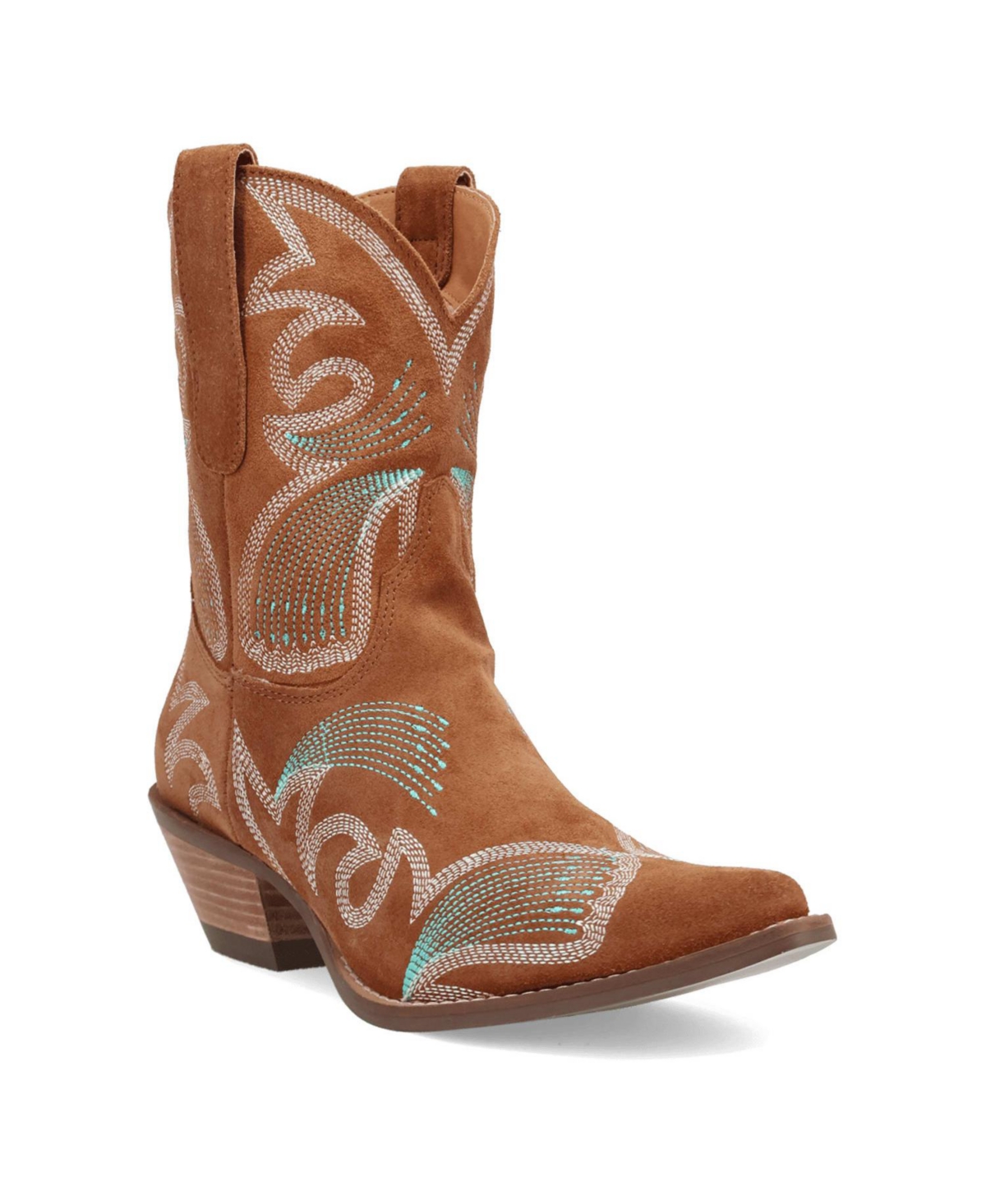 Click here for Dingo Womens Flyin Colors Suede Leather Bootie - C... prices