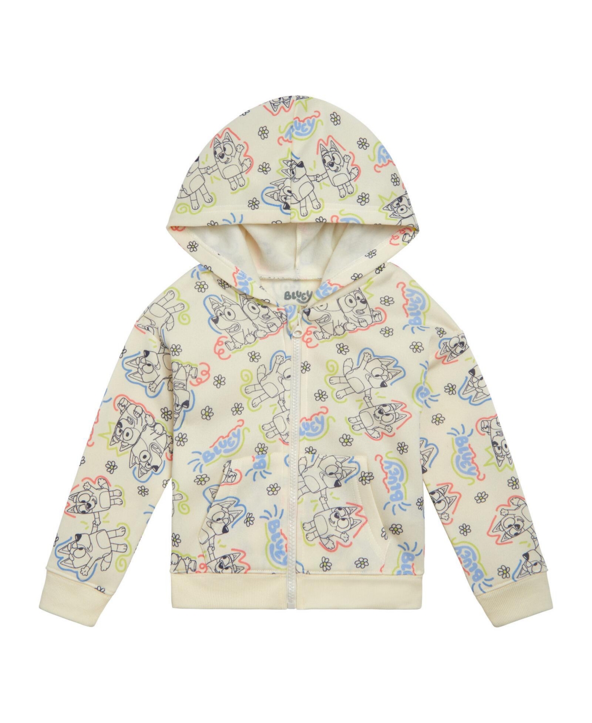 Click here for Bluey Girls Bingo Cozy Sherpa Zip Up Cosplay Hoodi... prices