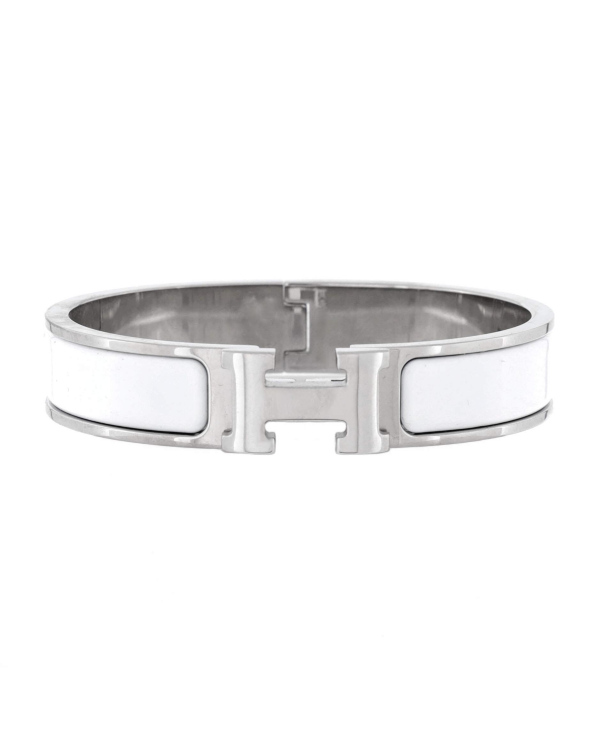 Click here for Pre-Owned Hermes Clic H Bracelet - Enamel prices